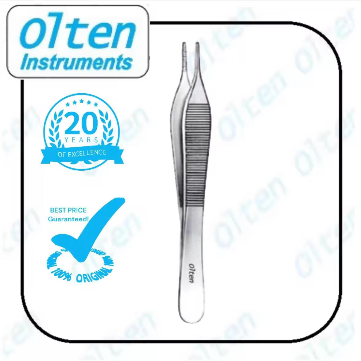 Adson Thumb Forceps (Dissecting Forceps without teeth) OLTEN INSTRUMEN ...